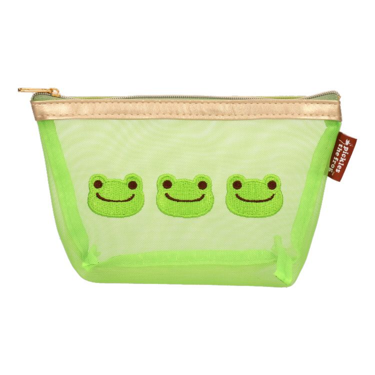 Pickles the Frog Pouch Mesh Green Japan – VeryGoods.JP