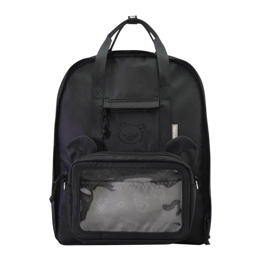 Rilakkuma Backpack with Shoulder pouch Black San-X Japan 2026 Store Li ...