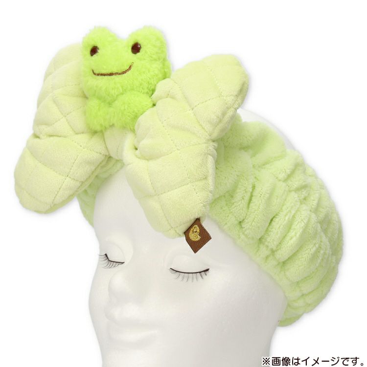 Pickles the Frog Hair Turban Plush Green Japan 2025 – VeryGoods.JP