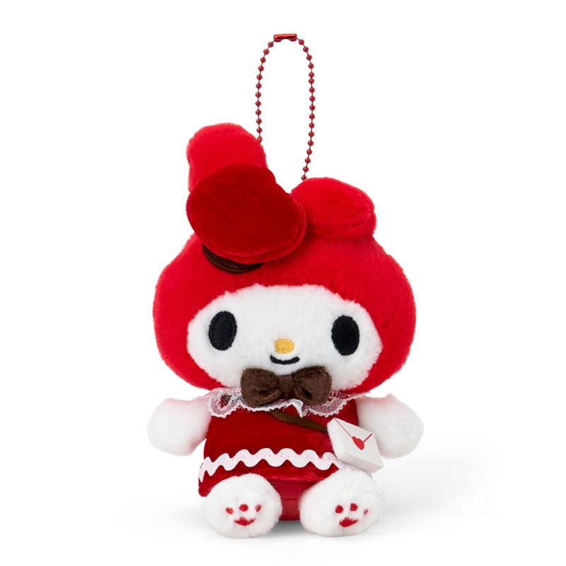 My Melody Plush Mascot Holder Keychain Lovely Love Letter Sanrio Japan ...