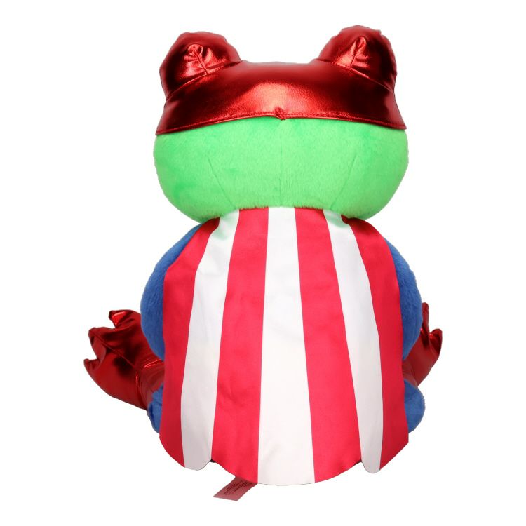 Pickles the Frog Plush Doll M USA SUper Hero Green Japan – VeryGoods.JP