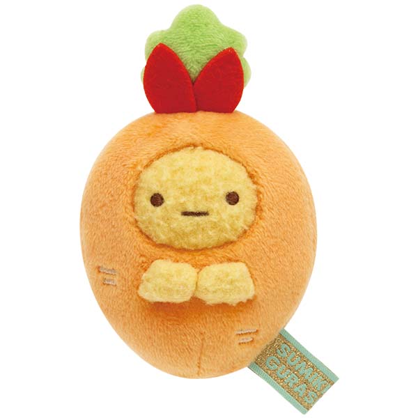 Sumikko Gurashi Ebi Aji Corrot Onion mini Tenori Plush Food Kingdom Sa ...